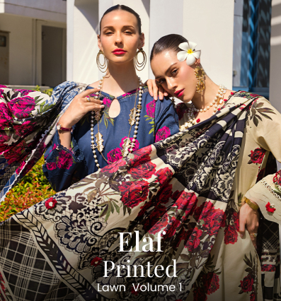 Elaf Prints Lawn Collection 2024 - Sanaulla Store