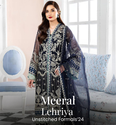 Lehriya By Meeral Unstitched Formals Collection 2024 | Sanaullah Store
