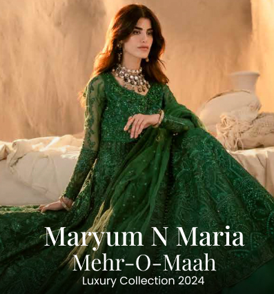 Mehr O Maah By Maryum N Maria Luxury Collection 2024 | Sanaullah Store