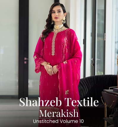 Merakish By Shahzeb Textiles Unstitched Collection 2024 Vol-10 ...